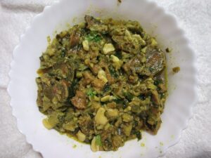 Gujarati Special Turiya Patra nu shaak - Bite N Sip