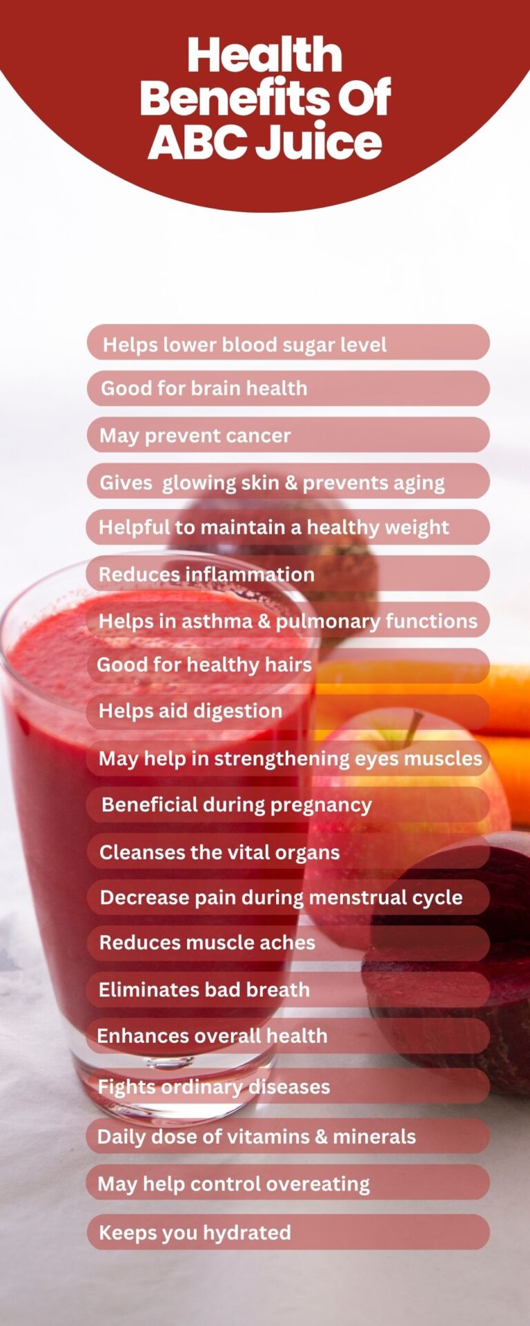 20 Miracle Drink ABC Juice Benefits For A Healthy Body