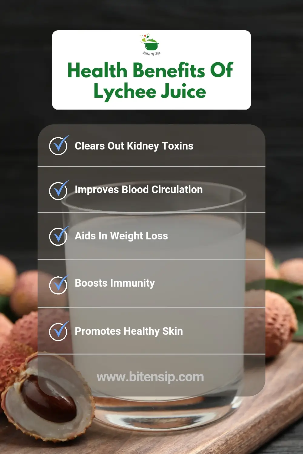 Make Refreshing Lychee Juice Recipe In Just 10 Minutes - Bite N Sip